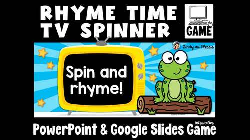 Rhyming Words Game - PowerPoint or Google Slides by Lindy du Plessis