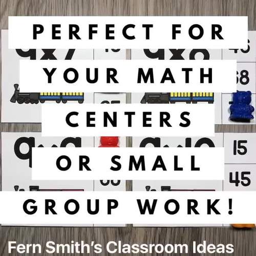 Multiplication Clip Cards by Fern Smith's Classroom Ideas | TPT