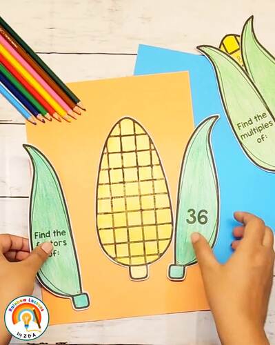 Thanksgiving Math Craftivity | Factors and Multiples Game ...