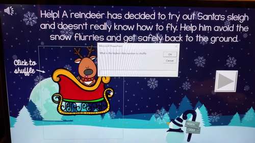 Reindeer Stole Santa's Sleigh: Interactive Editable Game by The ...