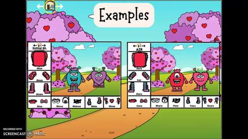 Build a Valentine's Monster BOOM Cards™ F, V, and TH Sounds - Speech ...