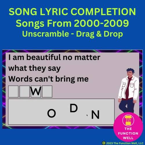 Complete the Lyrics (2000-2009 Songs) Adult Speech Therapy - Aphasia ...