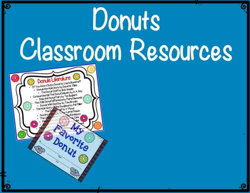 Donuts Unit: Literacy & Math Centers & Activities | TPT
