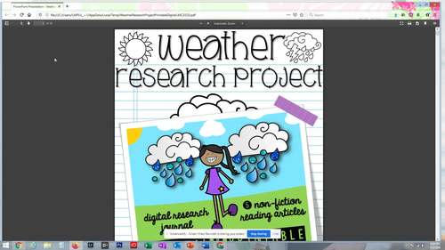 Severe Weather Research Project | Nonfiction Reading, Google Slides ...