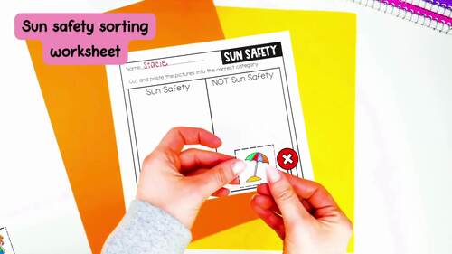 Sun Safety Activities End of Year Health & Safety Summer Crafts ...