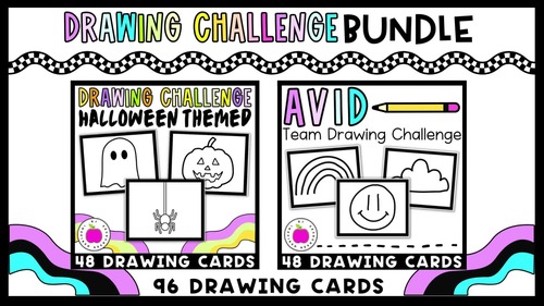 AVID Team Building Drawing Activities for Communication Skills Bundle