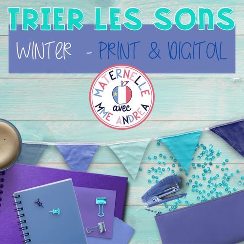 HIVER Trier par le son initial - FRENCH Winter Sound Sorts - PRINT ...