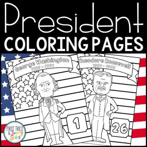 President Coloring Pages - Printable Presidents' Day Coloring Sheets