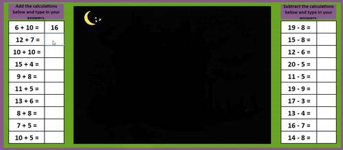 Mystery Digital Pixel Art NO PREP - Haunted Addition and Subtraction to ...