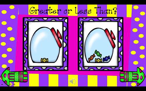 Comparing Sets (Interactive Powerpoint!!) Always $1.00!! by MrHKindergarten