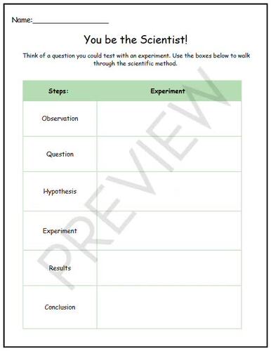 Scientific Method Lessons & Lab Experiment Worksheets- Upper Elementary
