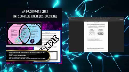 UPDATED 2026 AP Biology Unit 2: Cells COMPLETE UNIT STUDY BUNDLE