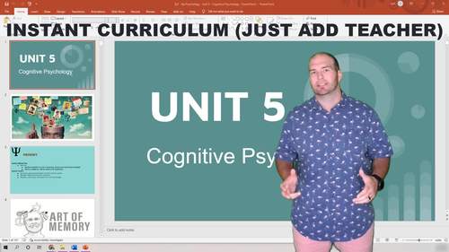 AP Psychology - Unit 5 - Cognitive Psychology - COMPLETE BUNDLE | TPT