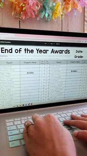 End of the Year Certificates & Activities & Editable Class Awards, Summer