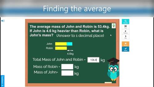 Finding the Average Boom Card by SG Math Guru | TPT