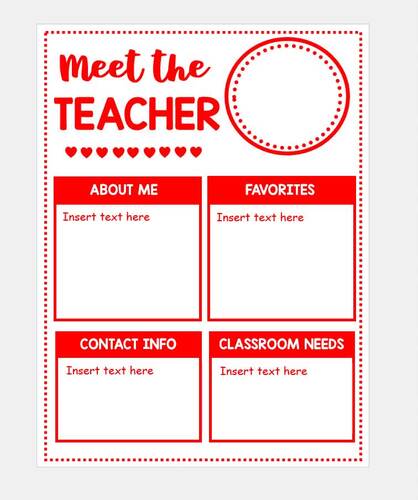 Editable Meet the Teacher Templates by Keeping Up Kinders | TPT