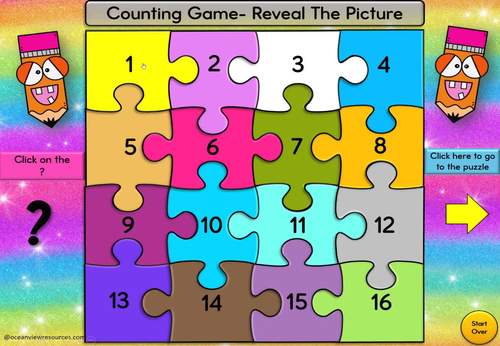 NO PREP MATH GAME - representation of numbers - POWERPOINT GAME