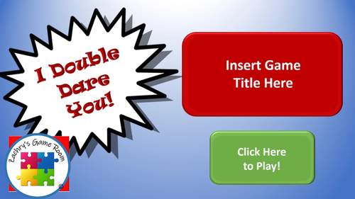 Editable PowerPoint Review Game Template: I Double Dare You! by Betsey ...