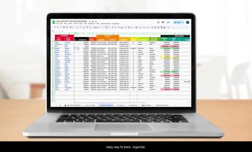 Speech Therapy Caseload Spreadsheet Organization for School SLPs ...