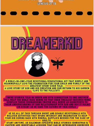 Genesis Devotional w/ Coloring Pages; Bible In One Year Curriculum Unit 1