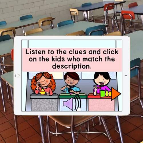 Listening comprehension Boom cards with audio only | Snack time | TPT