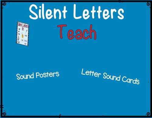 Silent Letters Teach Practice & Assess Posters Games Worksheets ...