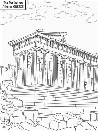 Landmarks of Europe - Geography Facts & Coloring - Big Ben, Eiffel ...