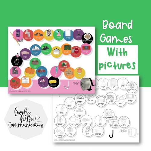 Pencil Themed "J" Words Speech Articulation Activities | TPT