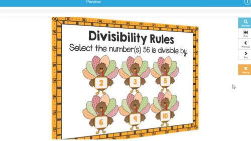 Distance Learning | Divisibility Rules Digital Boom Cards by Krejci ...