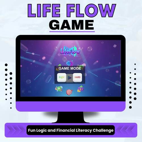Life Flow Financial Literacy Logic Puzzle Brain Break Digital Classroom ...