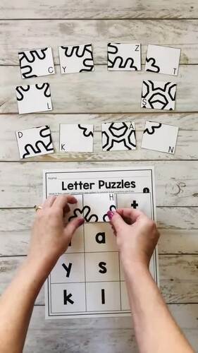 Letter Hidden Mystery Picture Puzzles - Matching Uppercase and ...