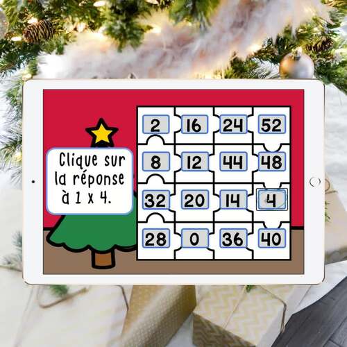 Multiplier par 4 | Découvre le Père Noël by LOL - Life of Learning
