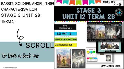 Stage 3 NSW DET Unit 12 Rabbit Soldier Angel Thief Component B Term 2B