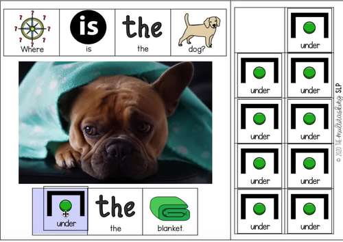 Core Word Interactive Book - UNDER | AAC | BOOM CARDS™ by The ...