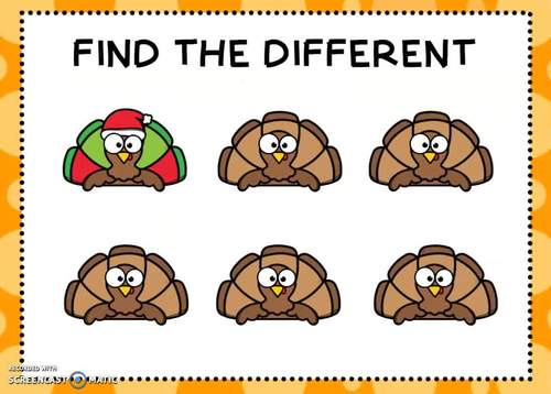 Find the Different Boom Cards™ Distance Learning Basic Concepts | TPT