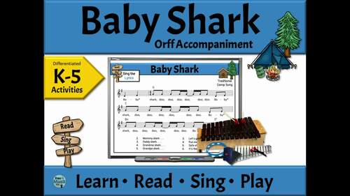 Elementary Music Activities Camp Song Lesson with Orff Arrangement ...