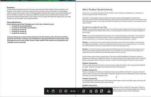 Geography: Who's The Boss? Comparing World Government Systems (Easel ...