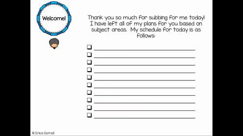 The Mitten Emergency Sub Tub Plans by Erica Gorrell | TPT