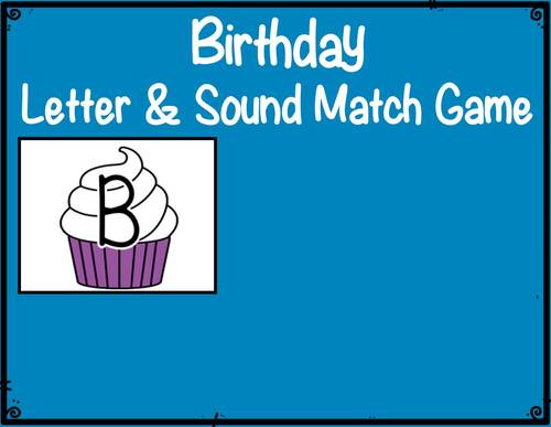 Kindergarten Birthday Themed Literacy & Math Centers & Activities