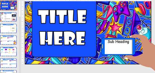 Teacher Lesson Project Pack 3 PowerPoint Template by DigiTechTeacher