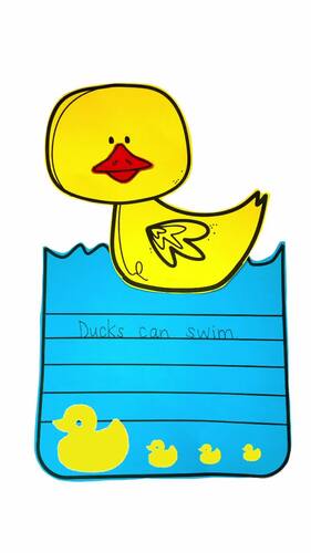Duck Craft | Farm Animal Activity | Duck writing craft | Farm Craft