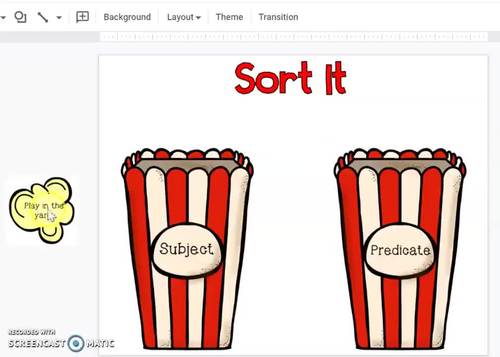 Subject and Predicate - Google Slides by City Girl Resources | TPT
