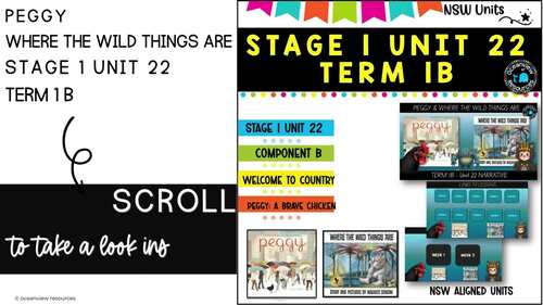 COMPLETE BUNDLE STAGE 1 TERM 1B (Second year) NSW DET English Units ...