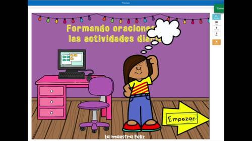 Spanish Sentence Building /Formando oraciones (with Animated GIFs ...