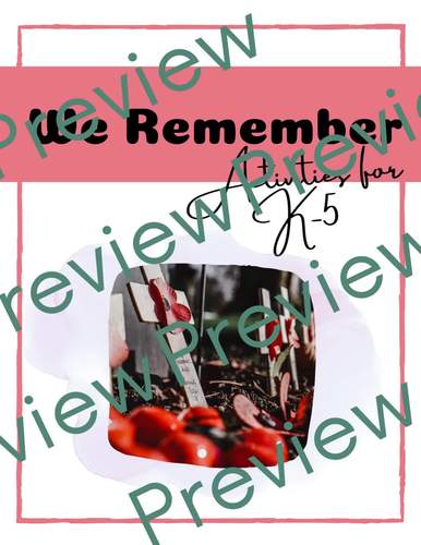 Meaningful Remembrance Day Writing Activities for Elementary Learners (K-5)