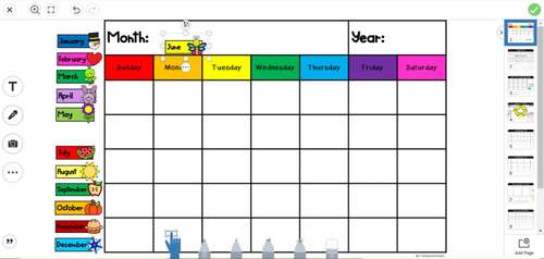 Seesaw Daily Calendar Routines by Created by Chelsea | TPT