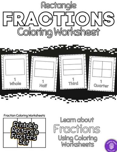 Interactive, Engaging and Educational Rectangle Fractions Coloring ...