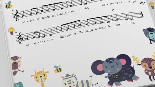 Un Elefante - Spanish Folk Song | Recorder Sheet Music | Hispanic ...