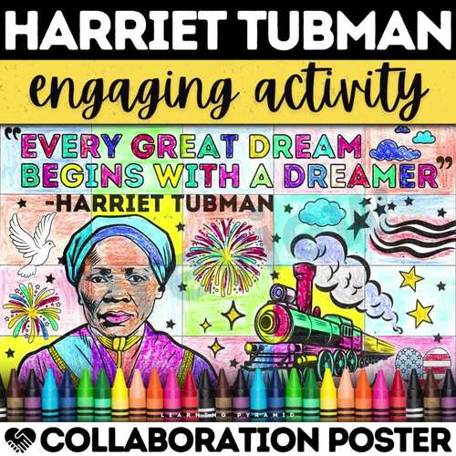 Harriet Tubman Collaboration Poster Activity Black History Women's ...