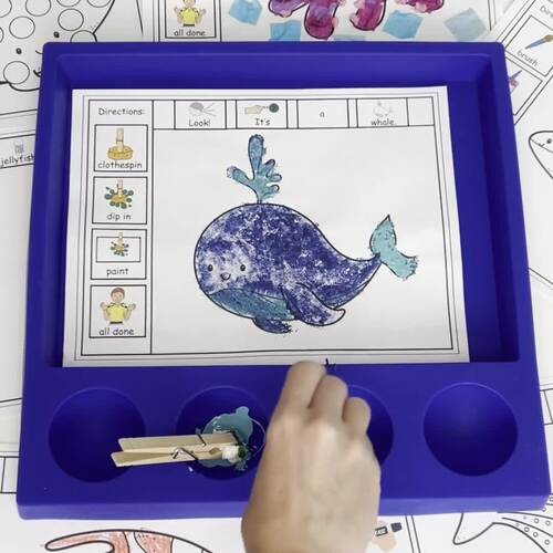 Ocean Visual Art Projects For Preschool - Autism & Special Ed - Summer ...